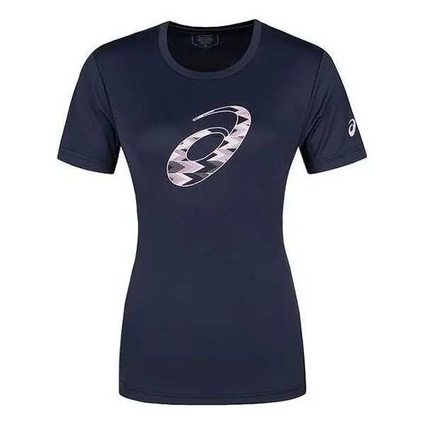 Asics Spiral Graphic Short Sleeve T-shirt - Midnight