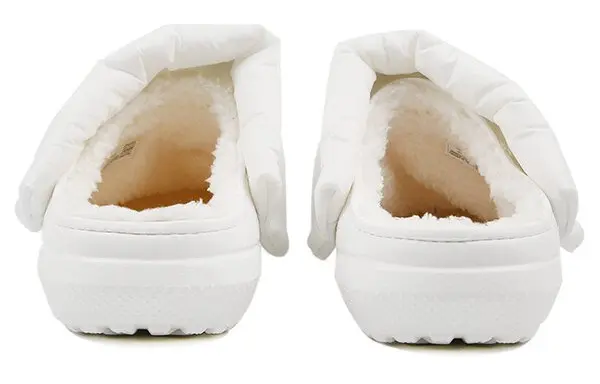 CROCS Classic Puffer Lined Clog - White