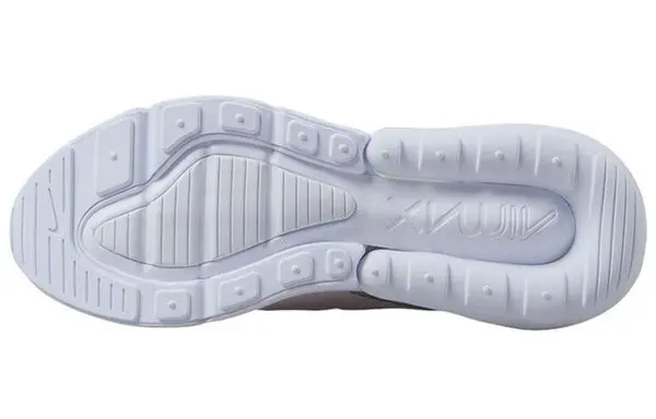 Nike Max 270 Metallic Summit White Athletic Sneakers - White/blue