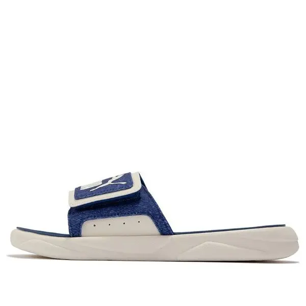 PUMA Royalcat Comfort Slides Denim - Blue/white