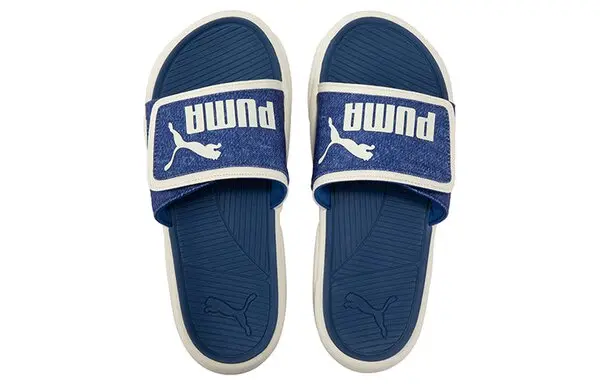 PUMA Royalcat Comfort Slides Denim - Blue/white