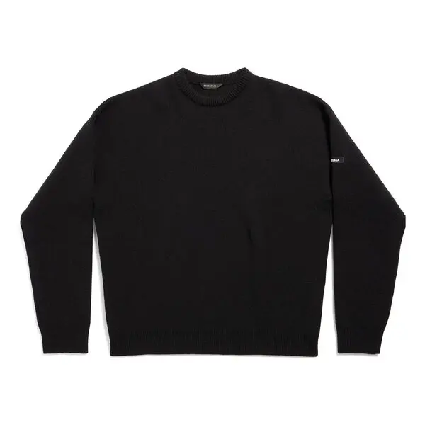 Balenciaga Pullover Sweater - Black