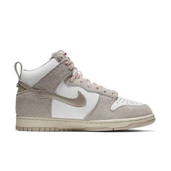 Nike X Notre Dunk High "light Orewood Brown" Sneakers - White/brown/gray