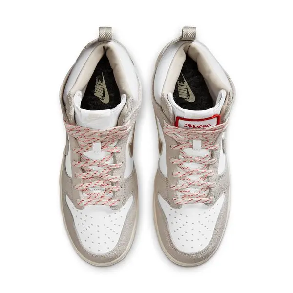 Nike X Notre Dunk High "light Orewood Brown" Sneakers - White/brown/gray