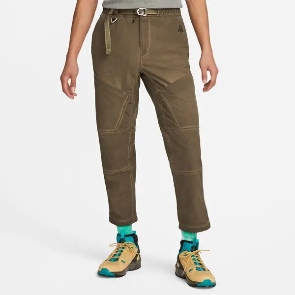 Nike Ease Solid Color Loose Lacing Cropped Pants Asia Sizing 'tan