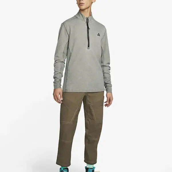 Nike X Ease Solid Color Loose Lacing Cropped Pants Asia Sizing 'tan - Brown