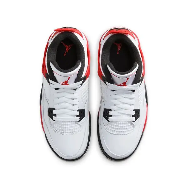 JORDAN 4 Retro "red Cement - White/fire Red/black