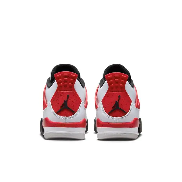 JORDAN 4 Retro "red Cement - White/fire Red/black