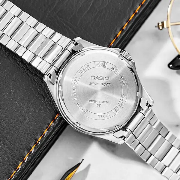 Casio Stainless Steel Analog Watch - Blue