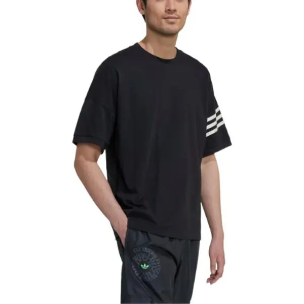 Adidas Stripe T-shirt Asia Sizing 'black - Multi-color