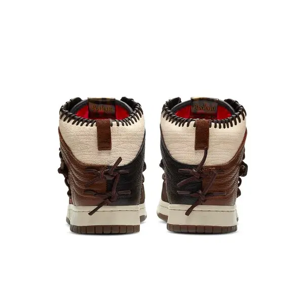 Nike Bodega X Dunk High "legend" Sneakers - Brown