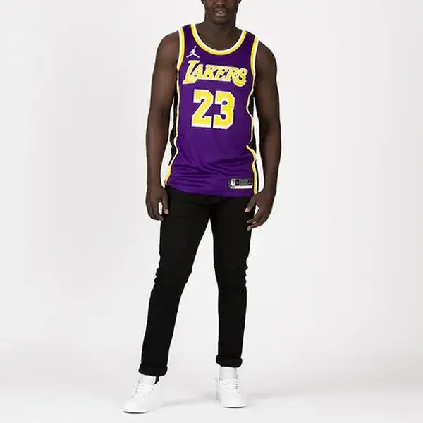JORDAN Los Angeles Lakers Lebron James Statement Jersey