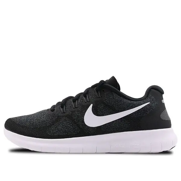 Nike Free Rn 2017 'black Dark Grey - Black/white-grey