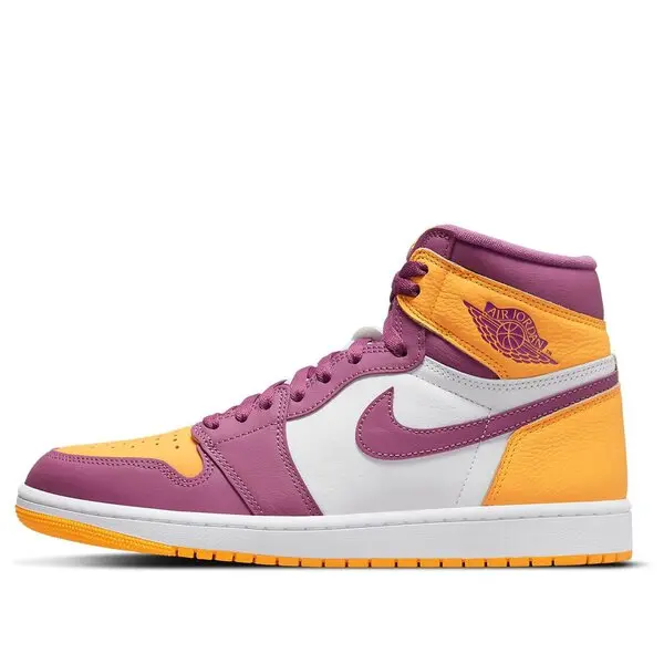 JORDAN 1 Retro High Og "brotherhood - White/gold/purple