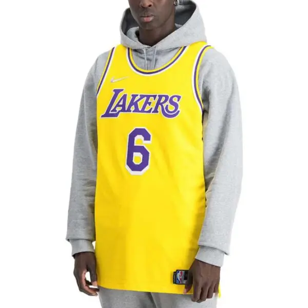 Nike X Nba La Lakers Lebron James 6 Jersey