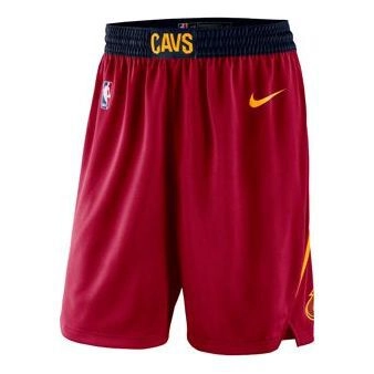 Nike Cleveland Cavaliers Icon Edition Swingman Shorts - Red/yellow