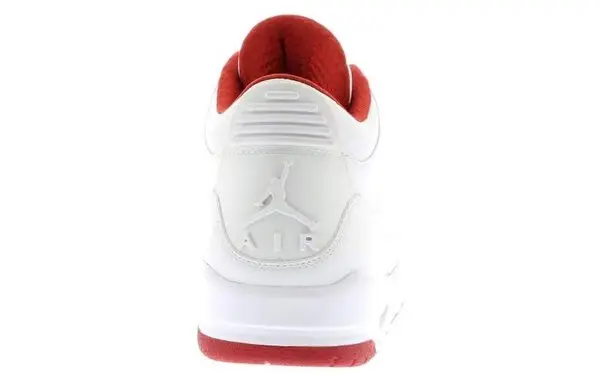 JORDAN 3 High Top Sneakers - White/red
