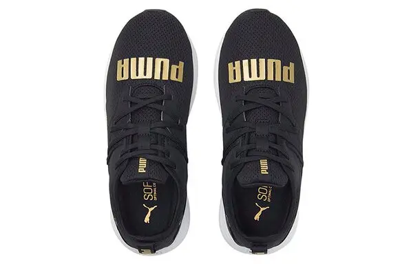 PUMA Softride Cruise Bold Sneakers - Black/gold