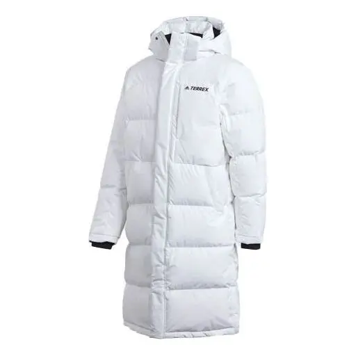 Adidas Hooded Down Parka - White