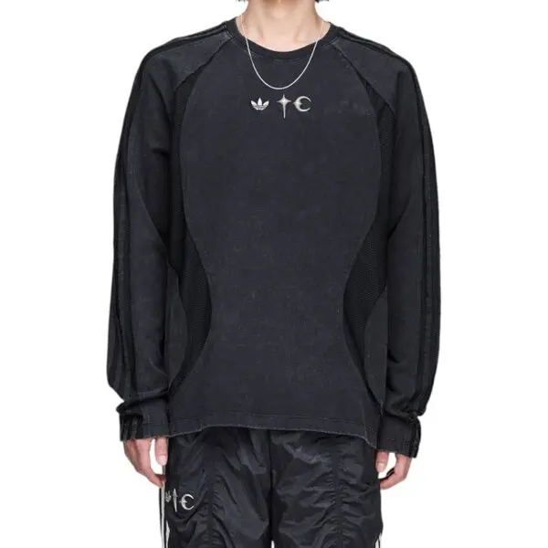 Adidas X Thug Club Teamgeist Long-sleeved T-shirt - Black