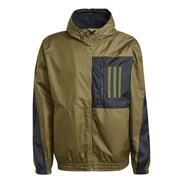 Adidas Training Sports Running Woven Hooded Jacket