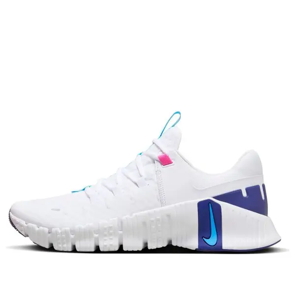 Nike Free Metcon 5 "white Aquarius Blue" Sneakers - White/blue