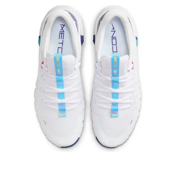 Nike Free Metcon 5 "white Aquarius Blue" Sneakers - White/blue