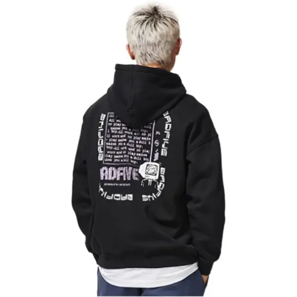 LI-NING Badfive Graphic Hoodie - Black/multi-color