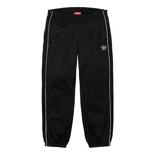 Supreme Fw19 Week 1 Crown Track Pants - Black