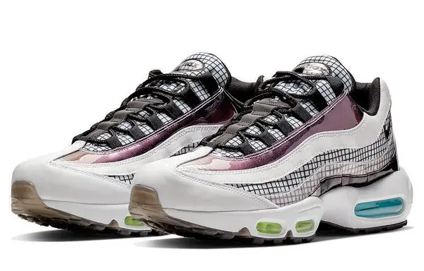 Nike Max 95 Lv8 'grid' Sneakers - White/black