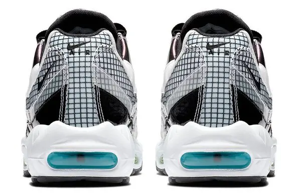 Nike Max 95 Lv8 'grid' Sneakers - White/black