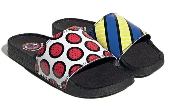 Adidas Adilette Boost Slide 'pop Art - White/red