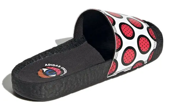 Adidas Adilette Boost Slide 'pop Art - White/red