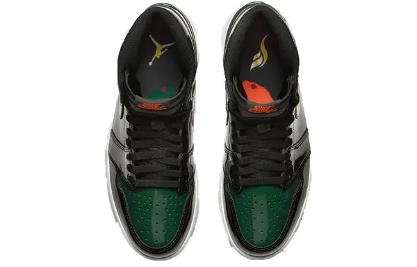 JORDAN 1 Retro High Og X Solefly 'art Basel' Sneakers - Black