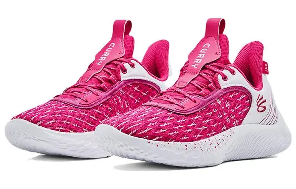 Under Armour Curry Team Low Top Sneakers - White/pink