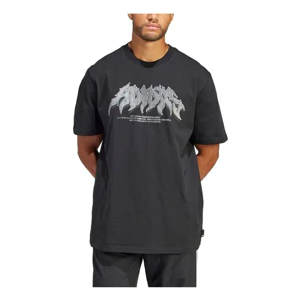 Adidas Flames Concert T-shirt Asia Sizing - Black