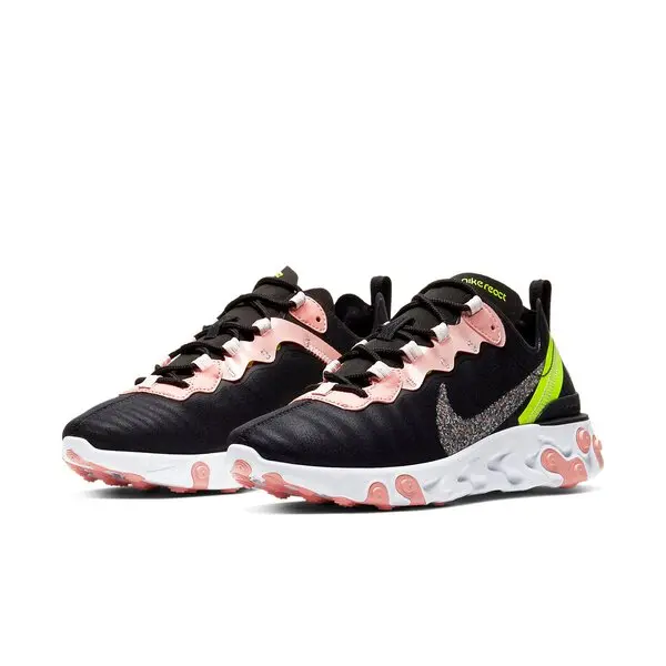 Nike React Element 55 Premium Sneakers - Black