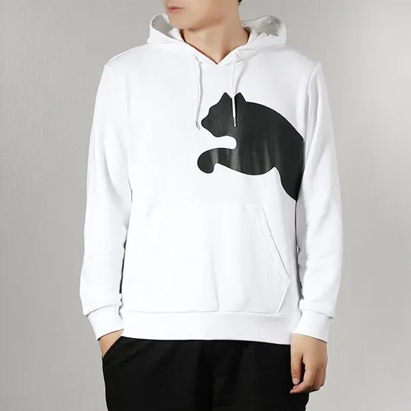 PUMA Knit Casual Hooded Long Sleeve Pullover
