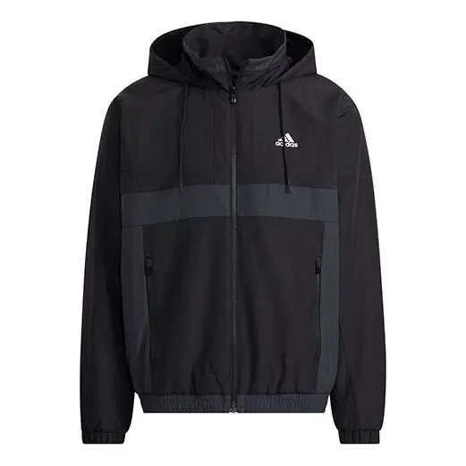 Adidas Hooded Zip-up Track Jacket - Multi-color