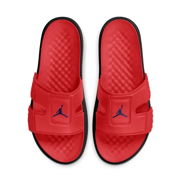 JORDAN Air Hydro Colorblock Casual Slippers - Red/black