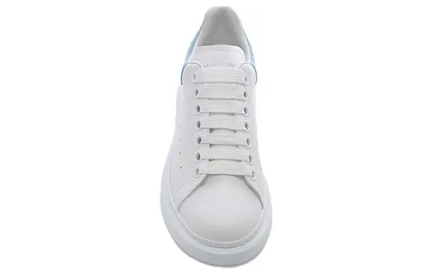 Alexander McQueen Oversized Suede Trim Sneakers - White/dream Blue