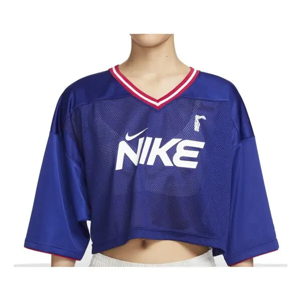 Nike Cropped Jersey - Blue
