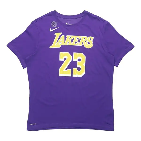 Nike Lakers Lebron James "23" Jersey T-shirt - Purple