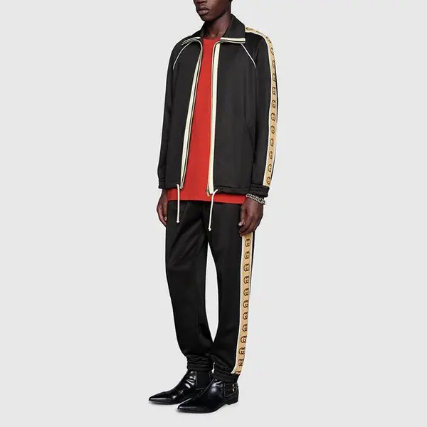 Gucci Technical Jersey Jogging Pants - Black