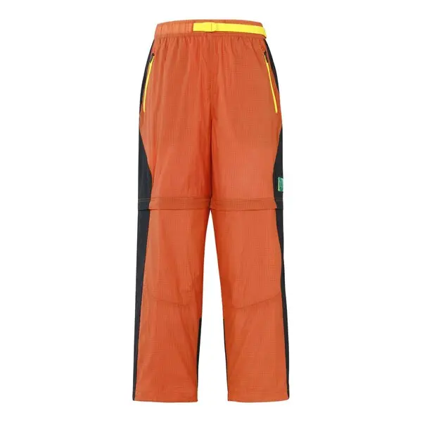 JORDAN 23 Engineered Convertible Stitched Contrast Sports Trousers For - Yellow