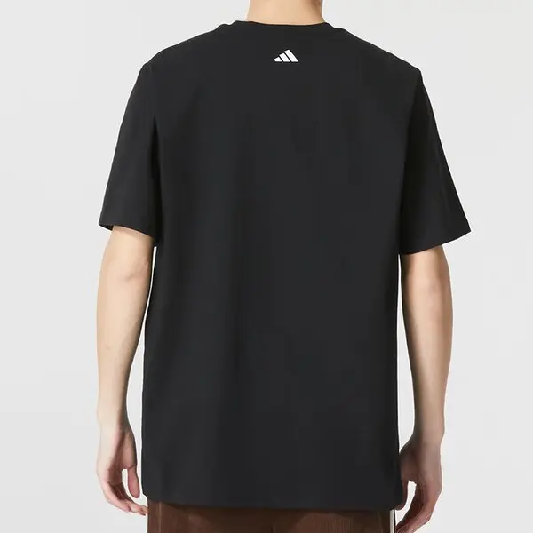 Adidas Lil' Stripe Basketball Graphic Tee 'black