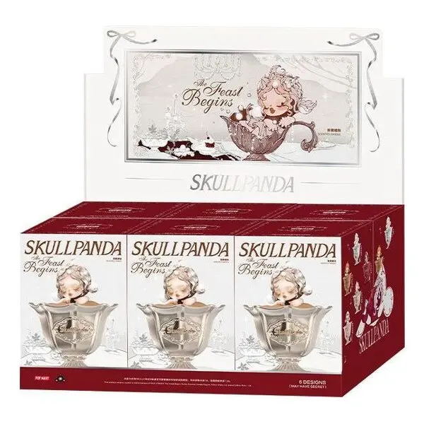 POP MART Skullpanda The Feast Begins Series Scented Candle Sealed Cases - Multi-color