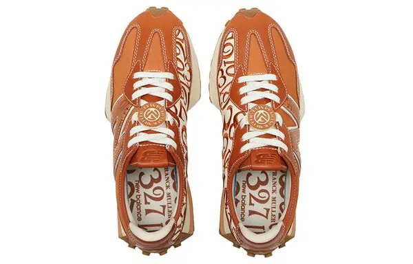NEW BALANCE Ms327 X Franck Muller Leather Sneakers