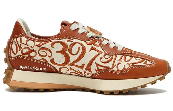 NEW BALANCE Ms327 X Franck Muller Leather Sneakers