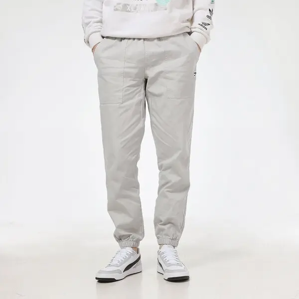 PUMA Downtown Small Logo Pants 'grey Black